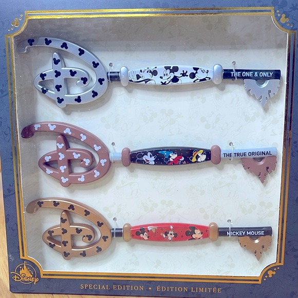 Disney | Other | Disney Mickey Mouse Through The Years Collectible Key ...